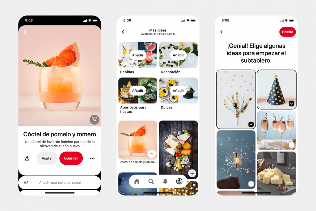 Pinterest presenta nuevas funciones para sus tableros | EPU